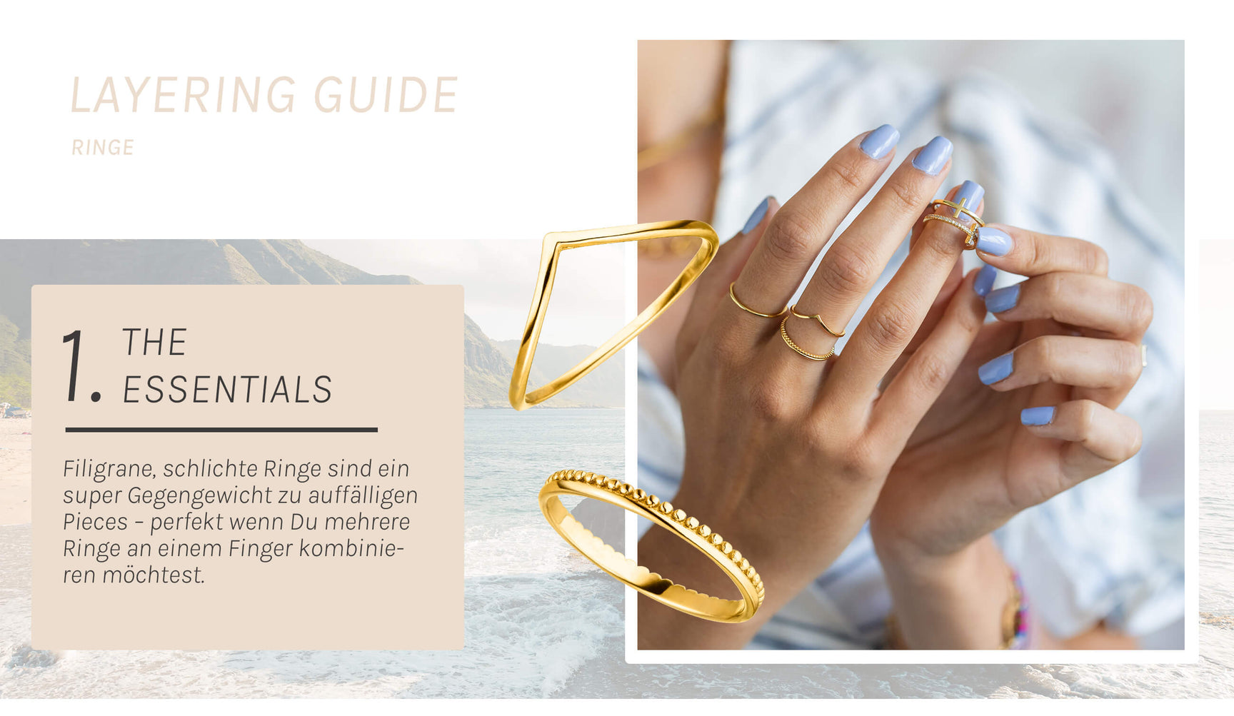 PURELEI Layering Guide Ringe